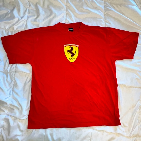 Ferrari | Shirts | Ferrari Logo Tshirt Mens Large | Poshmark